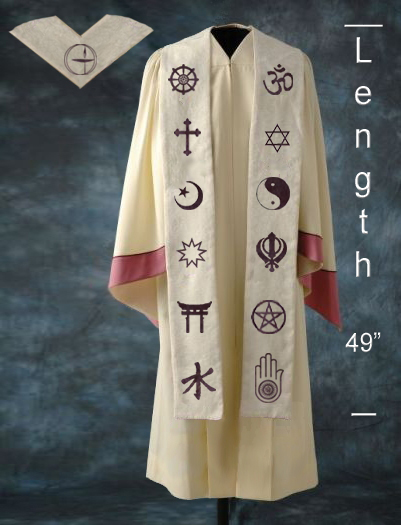 Large Custom Interfaith Stole